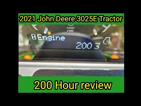 John Deere 3025E Tractor 200 Hour Review