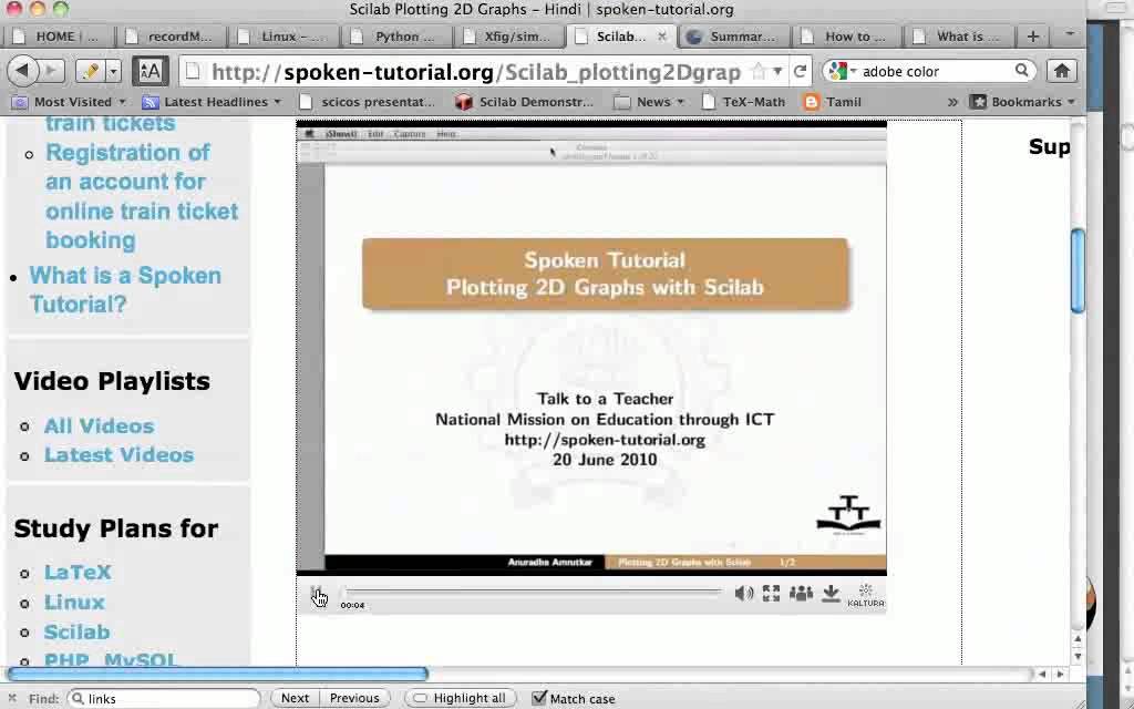 What is Spoken Tutorial 2min - English