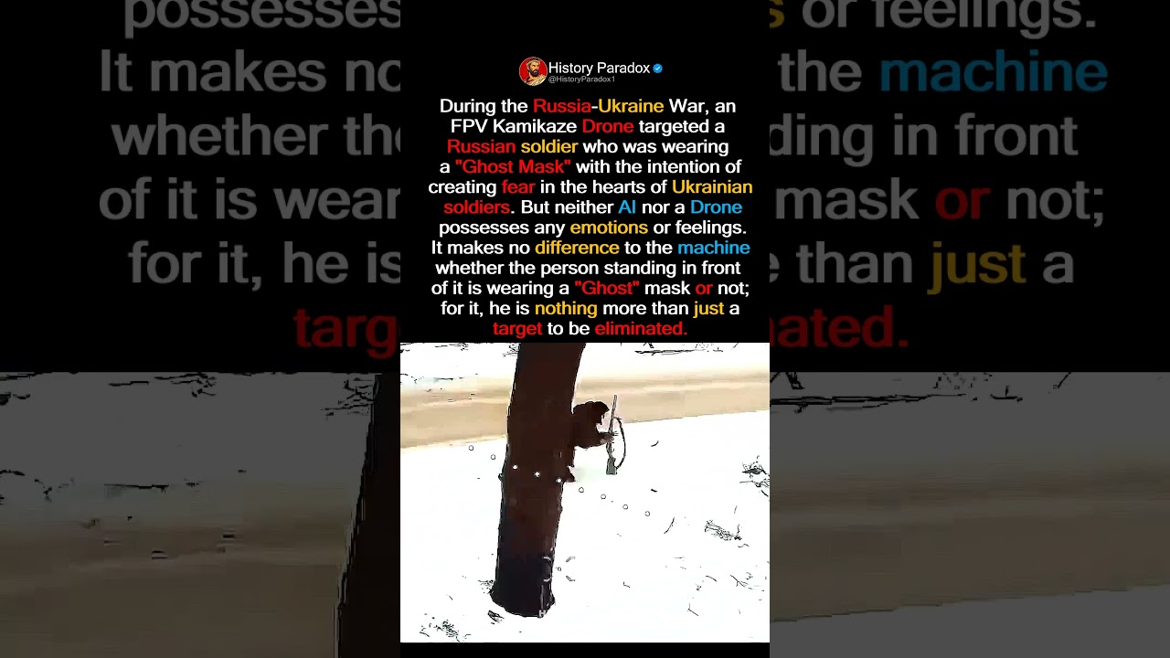 When Russian Tried to Scare Ukrainians with a Ghost Mask #history #usa #war