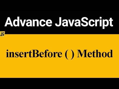 Learn insertBefore Method in JavaScript Hindi - Mind Luster