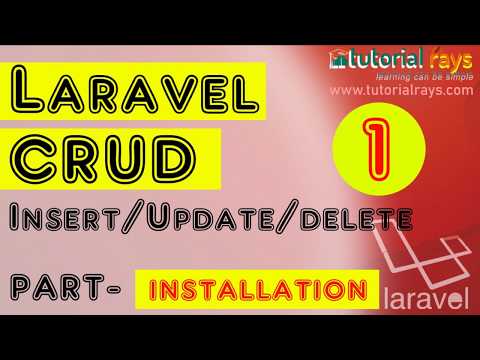 Learn Part 1 | Install a new project | Laravel CRUD Operation| Laravel Insert Update Delete ...