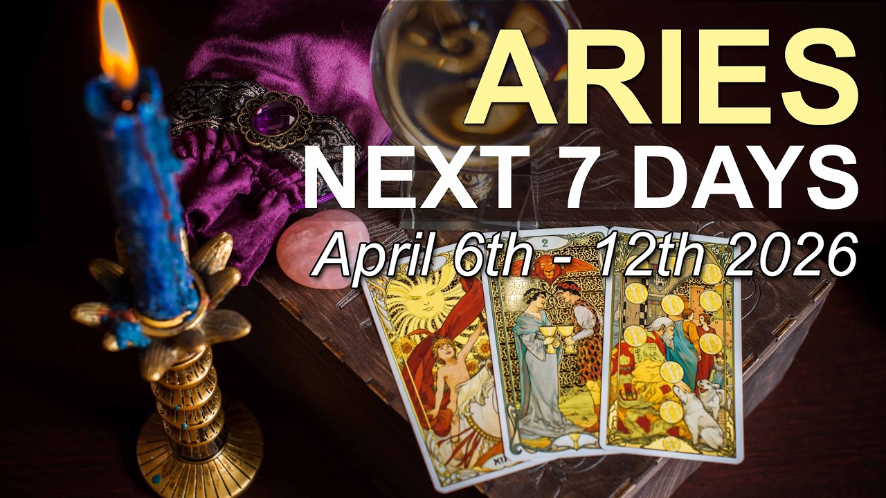 ARIES Weekly Tarot ‘TAKING YOUR WORLD IN YOUR HANDS!’ April 6 - 12 2026 Intuitive Spiritual Guidance