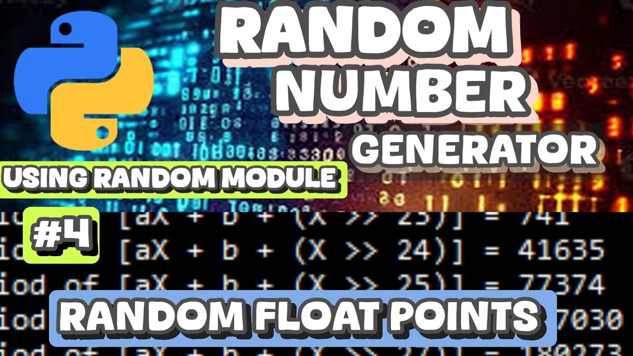How to Generate Random Floating-Point Numbers in Python