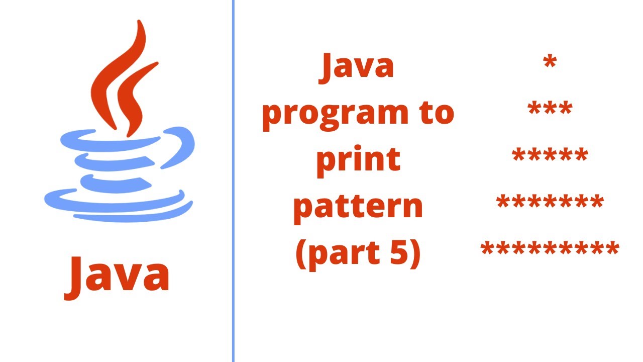 Java program to print pattern (part 5)