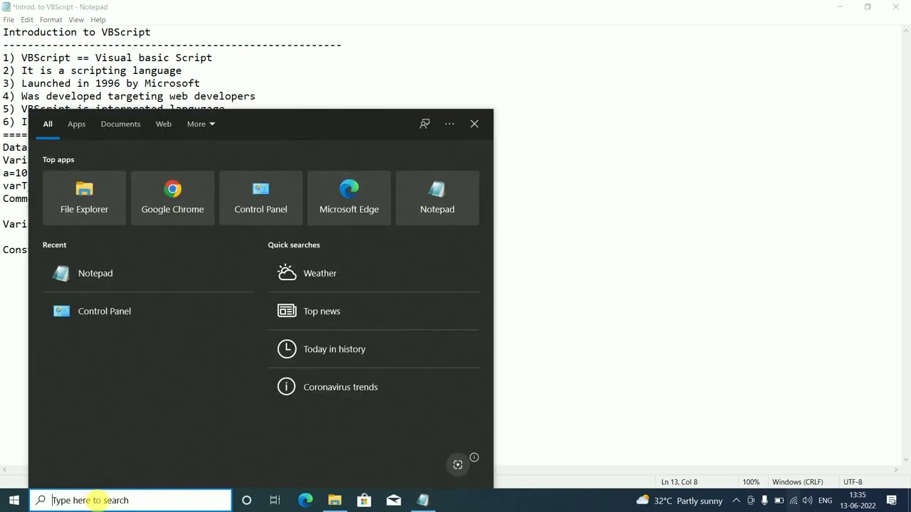VBScript Variables - 2