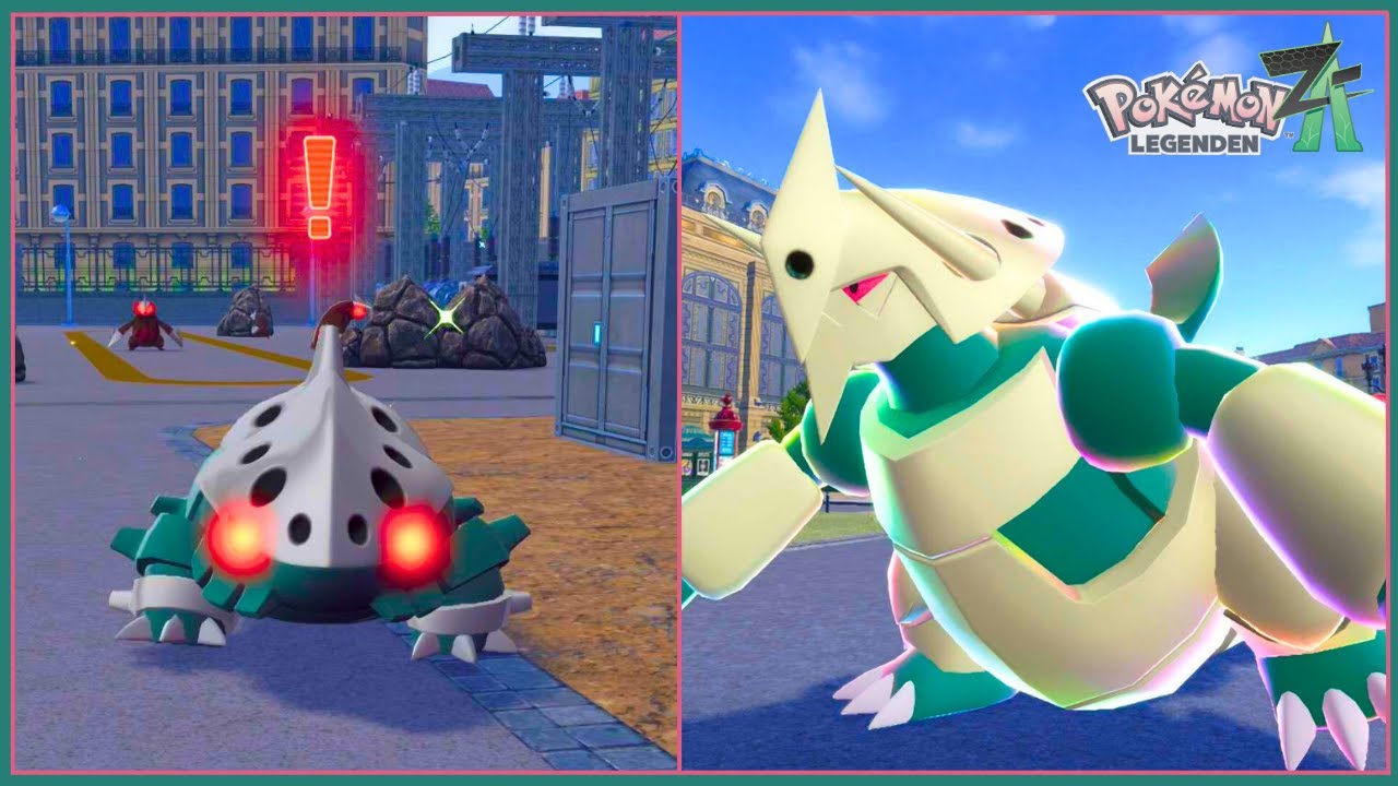 [Live] Shiny Alpha Lairon + Shiny Alpha Mega Aggron in Pokemon Legends Z-A