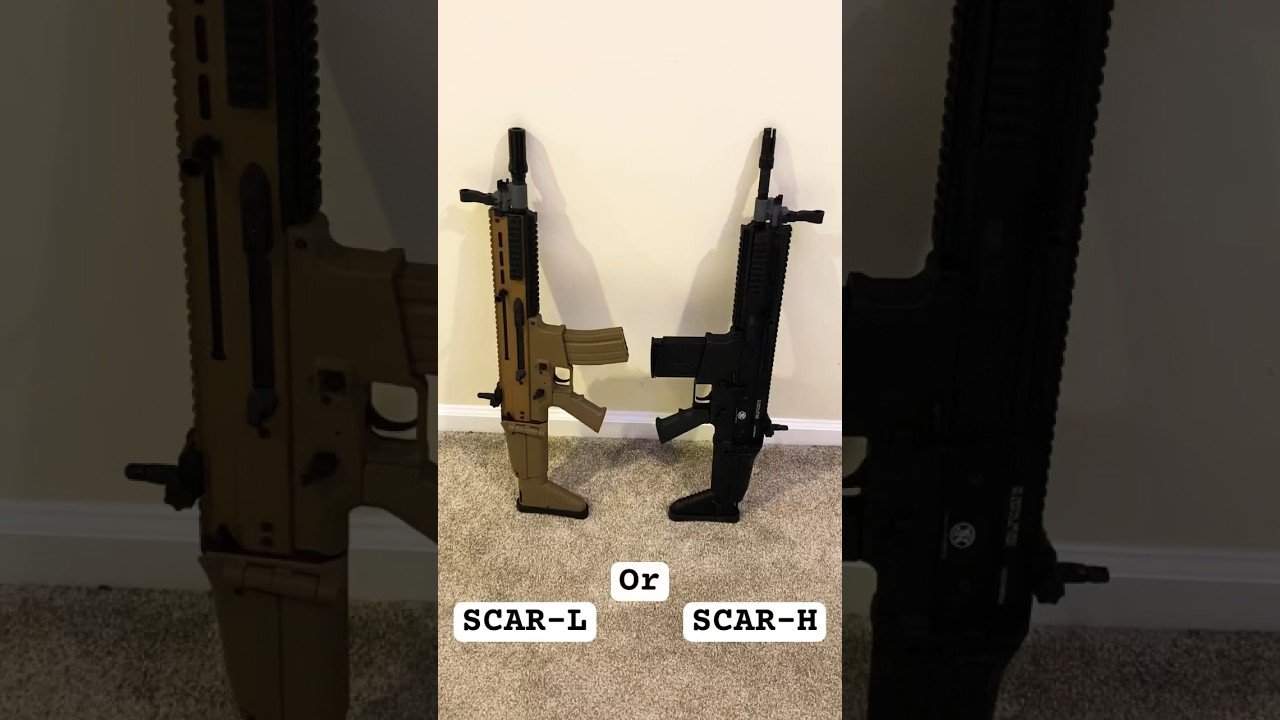 SCAR-L or SCAR-H? #airsoft #airsoftshorts #airsoftvideo #guns #gun #mw3 #videogames #airsoftguns