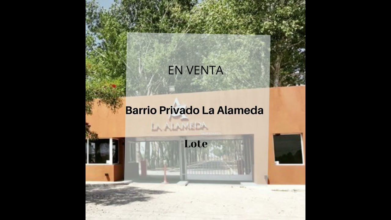 Venta lote en Barrio La Alameda