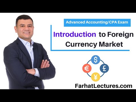 Introduction to Foreign Currency Exchange Market. Advanced Accounting