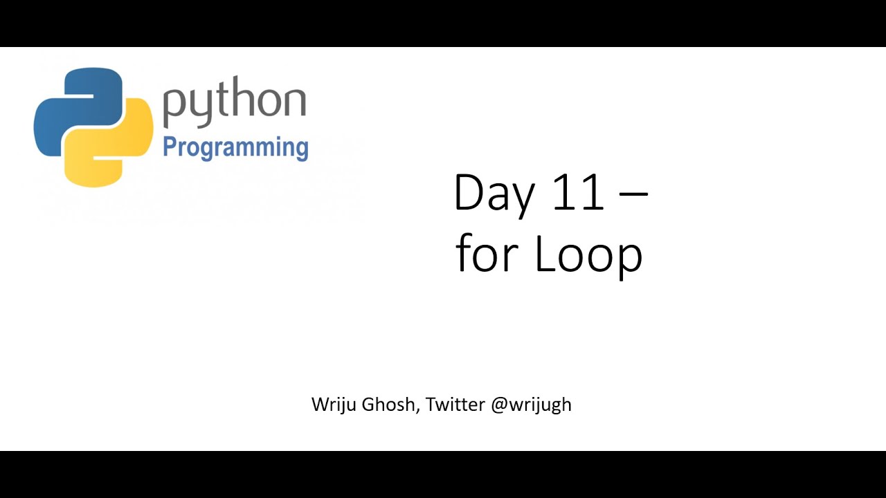 11 Day 11 For Loop (Python CodingKids)