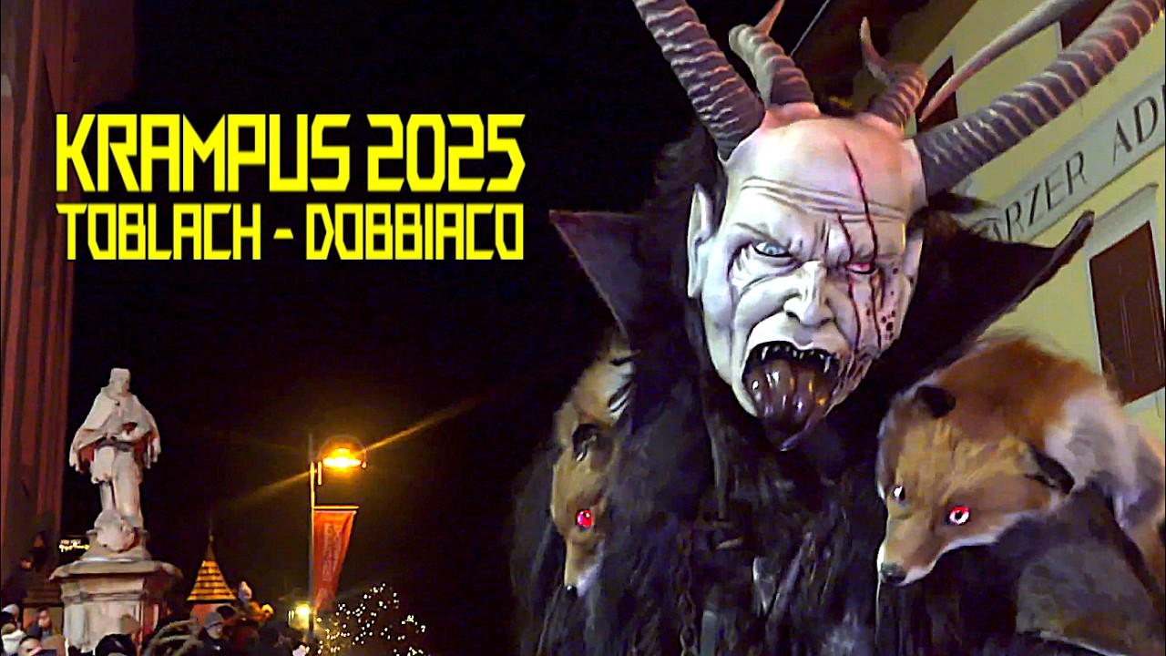 👿 Krampuslauf Toblach 2025 | Sfilata Krampus a Dobbiaco 2025 | Krampus run Toblach - Dobbiaco