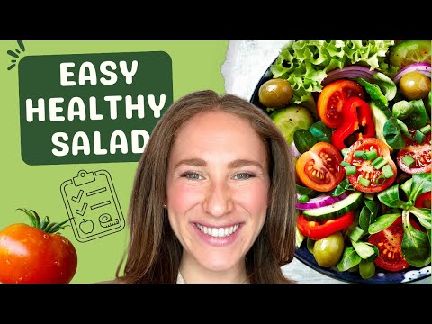 Mediterranean Diet for Complete Beginners: Making a Simple and Healthy Salad