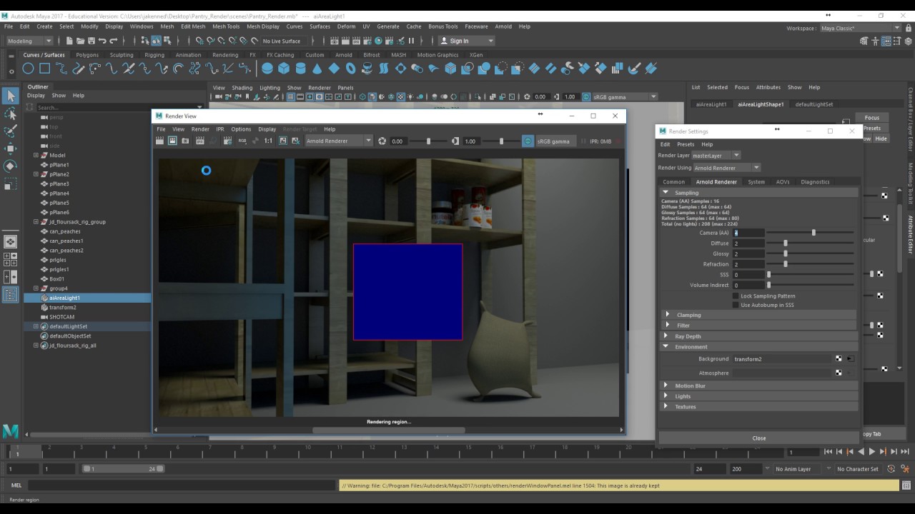 Rendering With Arnold for Maya