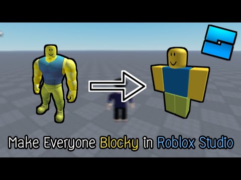 How To Make Everyone Blocky In Roblox Studio | Roblox Studio