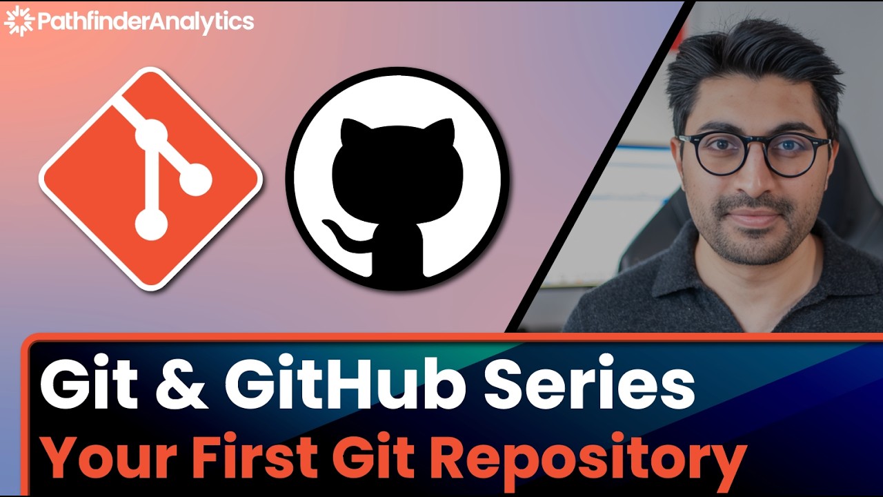 First Git Repository: Init, Stage, Commit, and Log (Git & GitHub for Beginners Course)