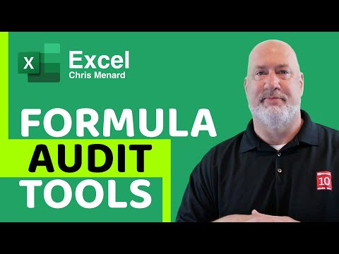 Excel - Using Formula Auditing Tools - Show All Formulas - Excel Tips