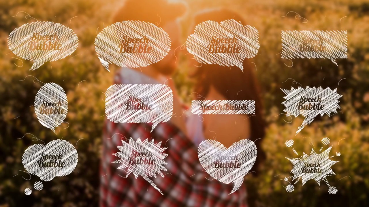 Speech Bubbles Pack : After effects template