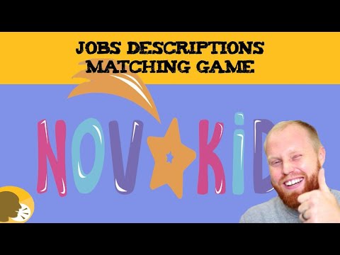 Jobs descriptions 🇬🇧 Matching game