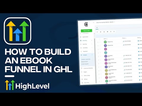 How to Build an eBook Funnel In GoHighLevel (Tutorial)