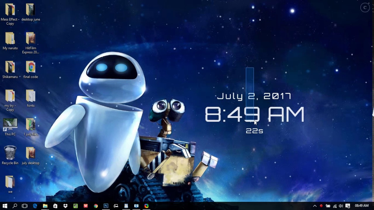 Wall E and Eve Wallpaper Engine free download + link