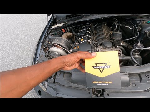 Single Turbo 335i Gets LED *HEADLIGHT UPGRADE* From AUXBEAM LIGHTING!
