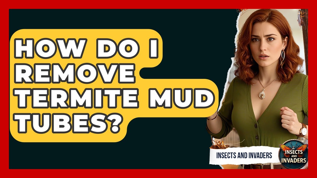 How Do I Remove Termite Mud Tubes? - Insects and Invaders