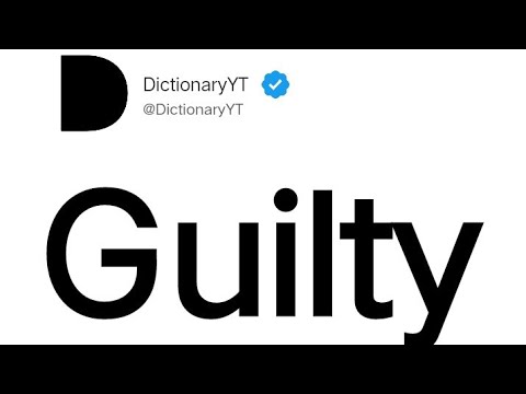 Guilty Meaning in English