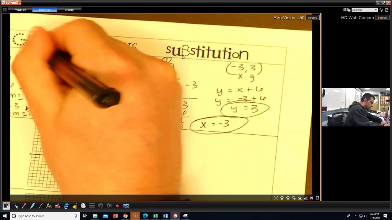 Graphing vs. Substitution for Systems of Equations