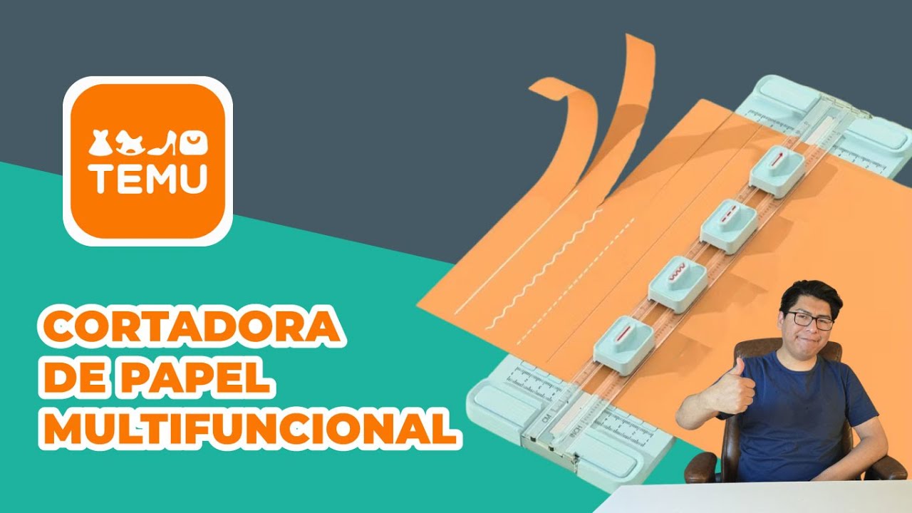 ✂️ Cortadora de papel multifuncional de 4 cabezales de Temu