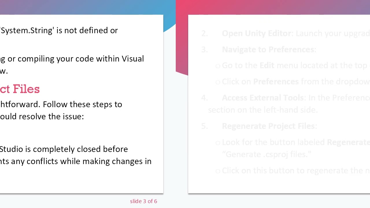 How to Solve CS0518 Errors in Visual Studio After Upgrading Unity3D to 2020.3.1f1