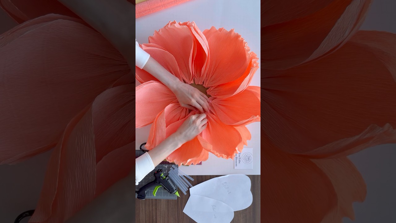 DIY Giant Paper Peony Tutorial