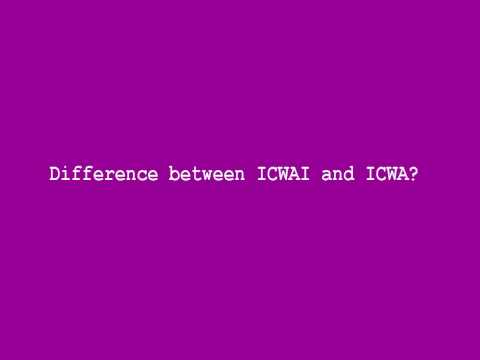 Difference between ICWAI and ICWA