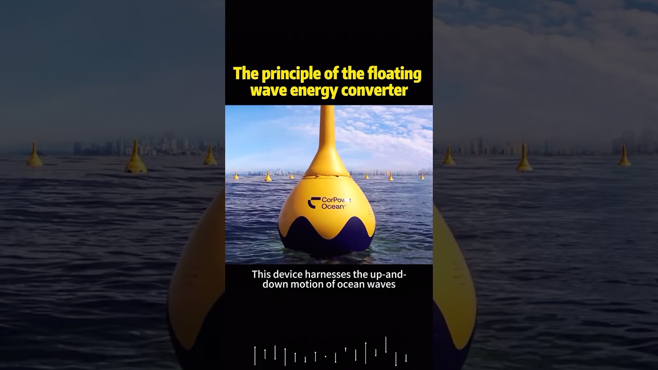 The principle of the floating wave energy converter #knowledge #science