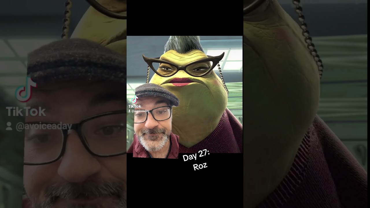 Day 27: Roz Impressions. #mikewazowski #viral #funny #voiceover #disney #pixar #impressions #voices