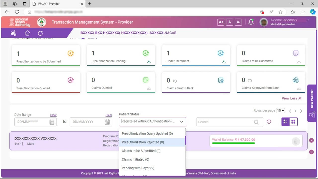 TMS Provider: Overview Of The Dashboard