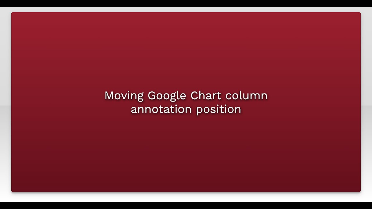 Moving Google Chart column annotation position