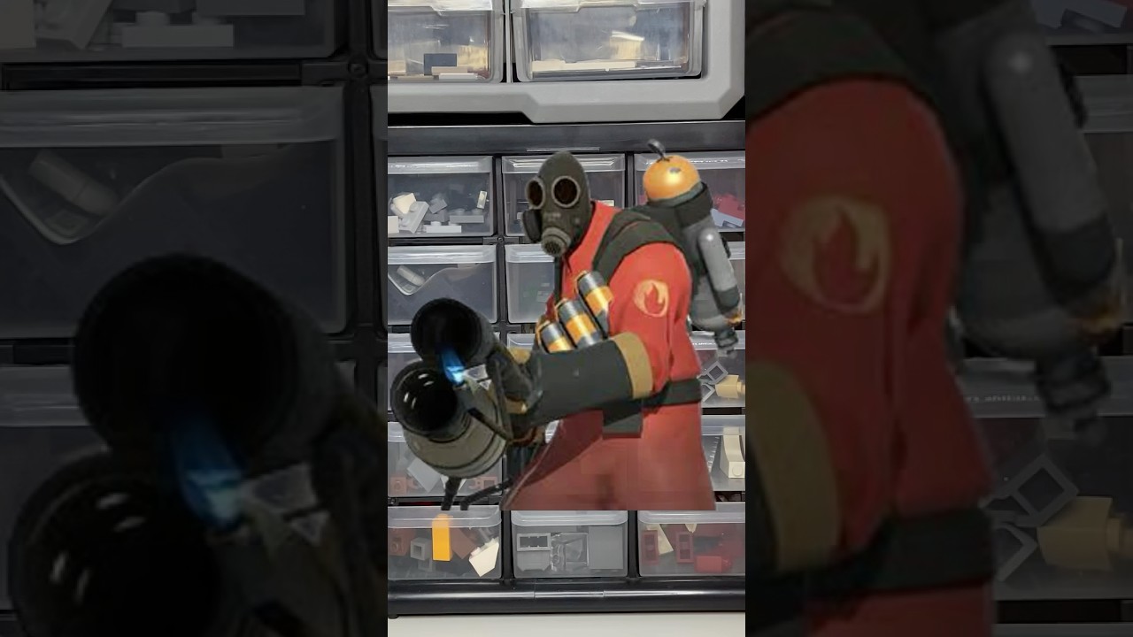 TF2 Pyro in Lego! 🔥