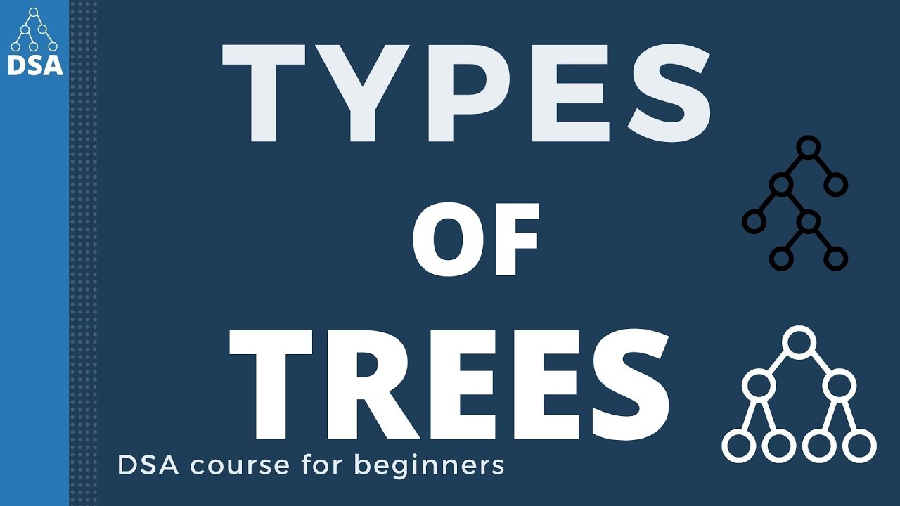 Types of trees | Data structure & algorithms | DSA course, quiz & JS quiz links given below