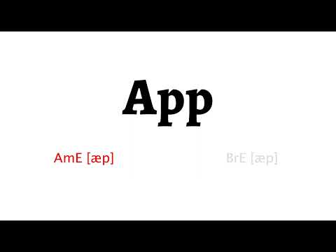 How to Pronounce app in American English and British English