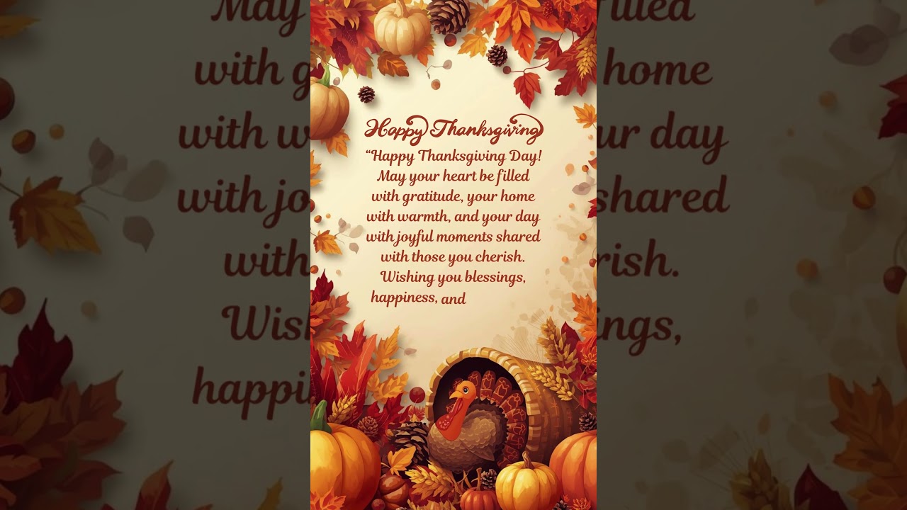Happy Thanksgiving Day Wishes #thanksgiving