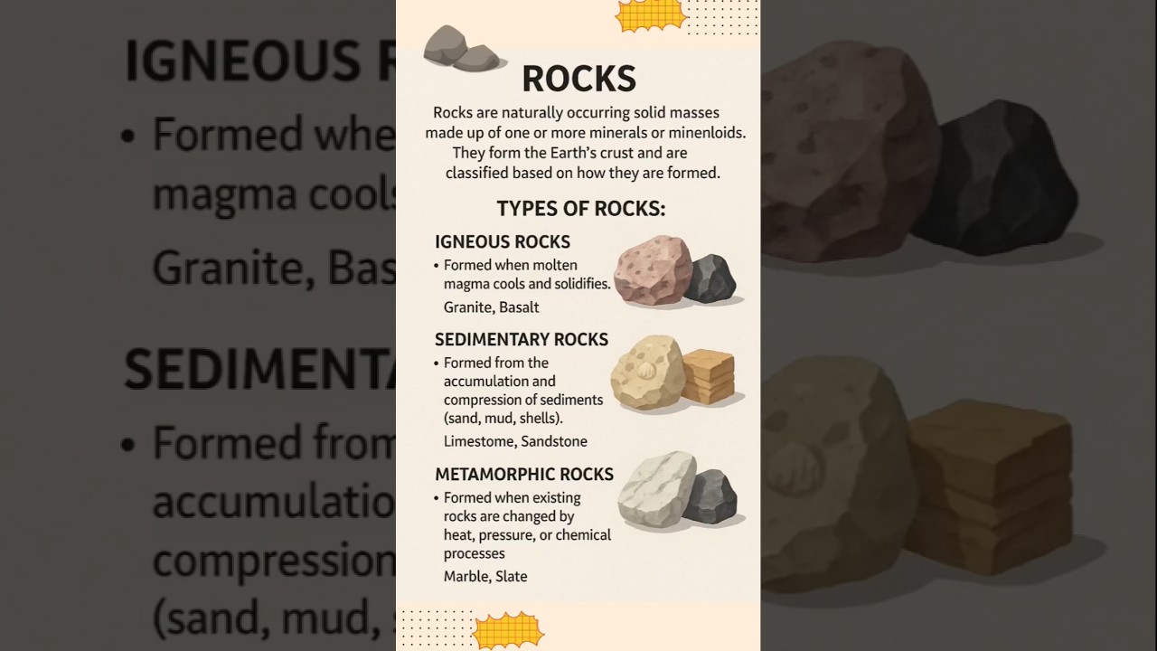 Rocks definition & types of rocks