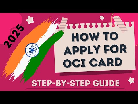 How to Apply for OCI Card – Step-by-Step Guide (2025) #india #oci #ociapplication