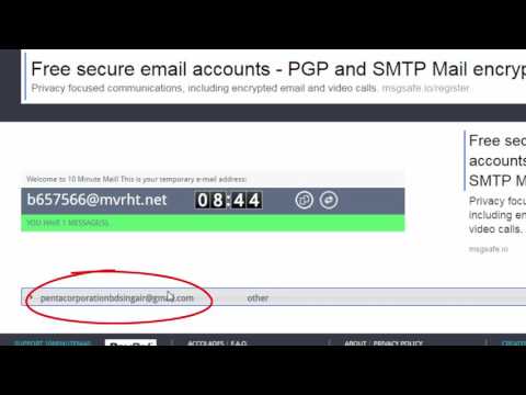 how to create 10 minute email