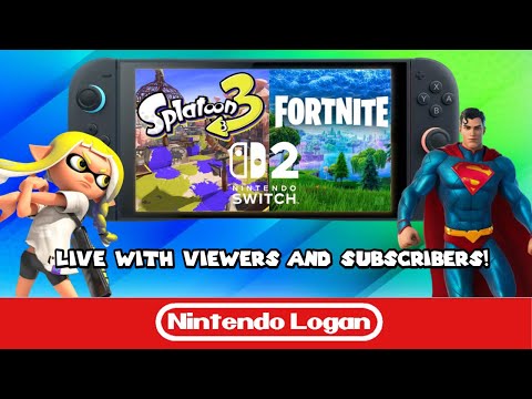 Splatoon 3 + Fortnite Nintendo Switch 2 with Viewers and Subscribers!