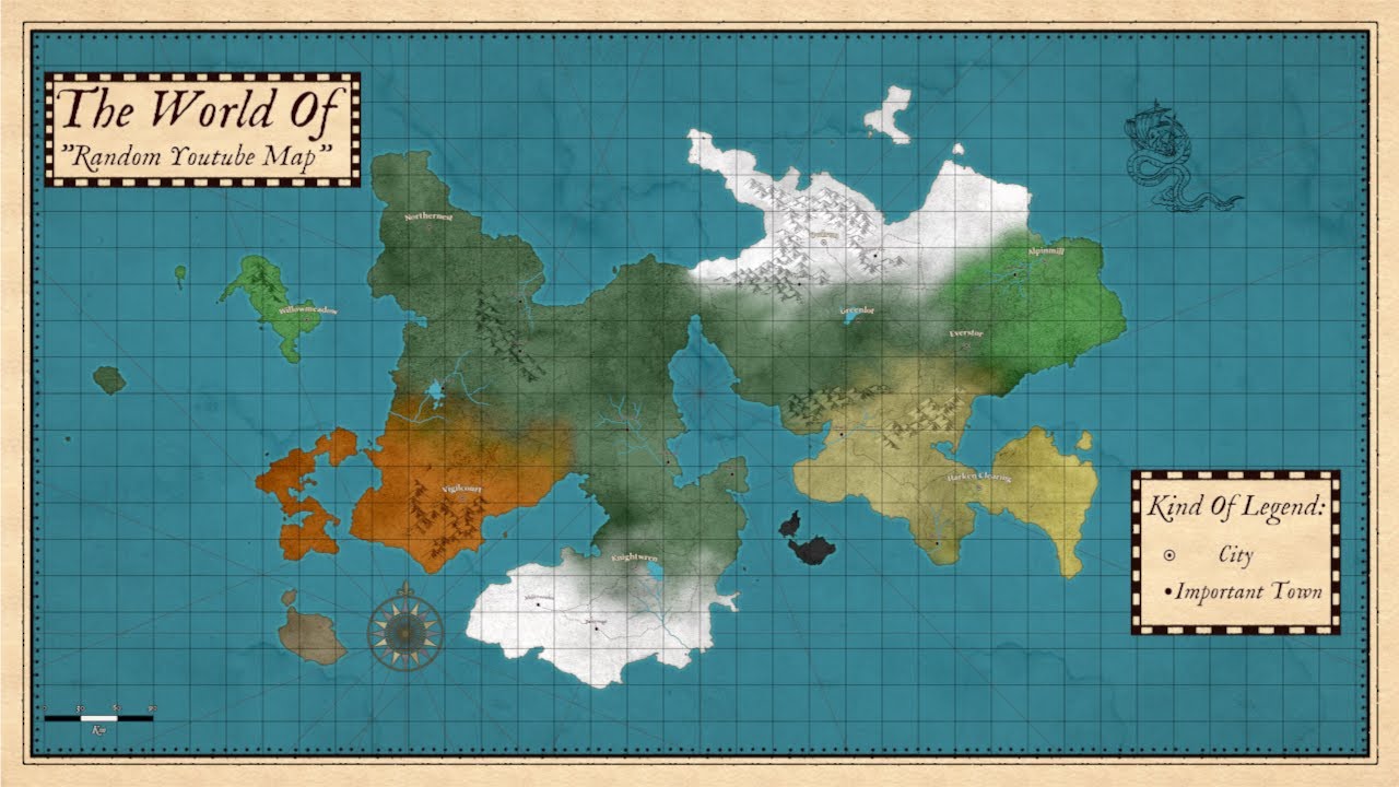 Wonderdraft Timelapse: The World Of 