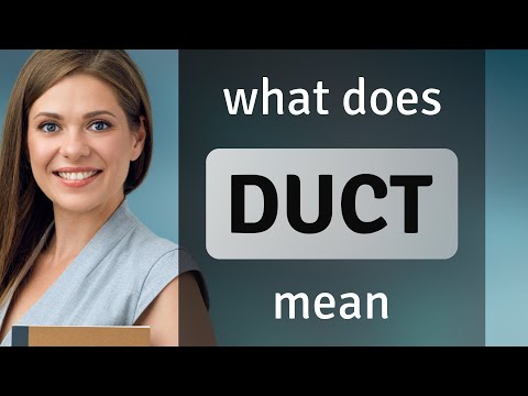 Duct — what is DUCT meaning