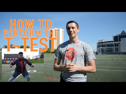 How to Perform the T Test: NSCA Speed and Agility Testing