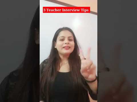 3 Teacher Interview Tips@HappyTeaching