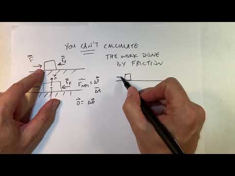 You can't calculate the work done by the friction force.