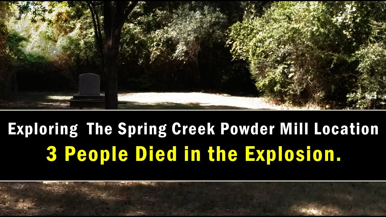 Exploring the location of the Spring Creek Powder MIll  👻